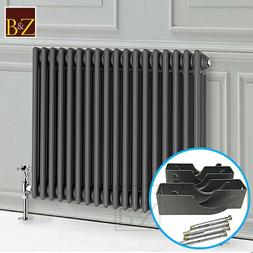 Dual Arm Traditional Column Radiator Wall Mount Brackets (4X) | Free ...