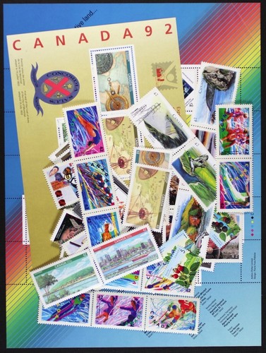 CANADA Postage Stamps, 1992 Complete Year set collection, Mint NH, See ...