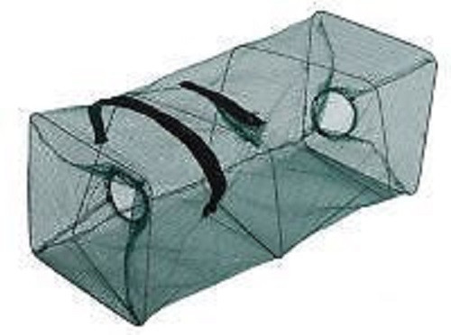 Kleinfischreuse Reuse Netz Köderfisch Fischfang 23x23x55cm NEU ! | eBay.de