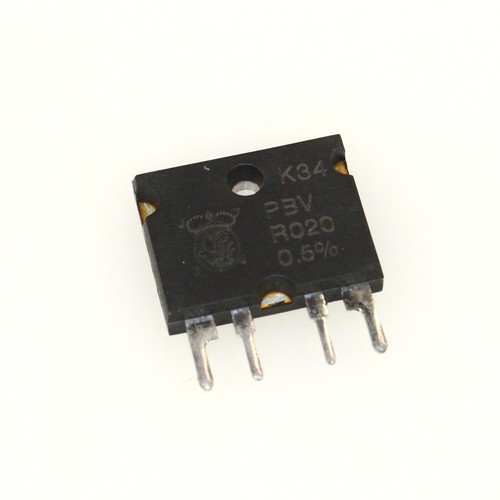 Isabellenhutte PBV-R020-0.5 0.02 Ohm, 0.5% 3W Precision Metal Foil ...