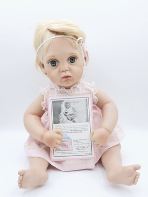 Donna RuBert 2006 AEL Baby Girl Doll Pierced Ears w/ Box COA Poseable ...