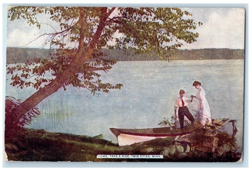 c1910 Scenic View Come Take A Ride Twin Cities Minnesota Posted Vintage ...