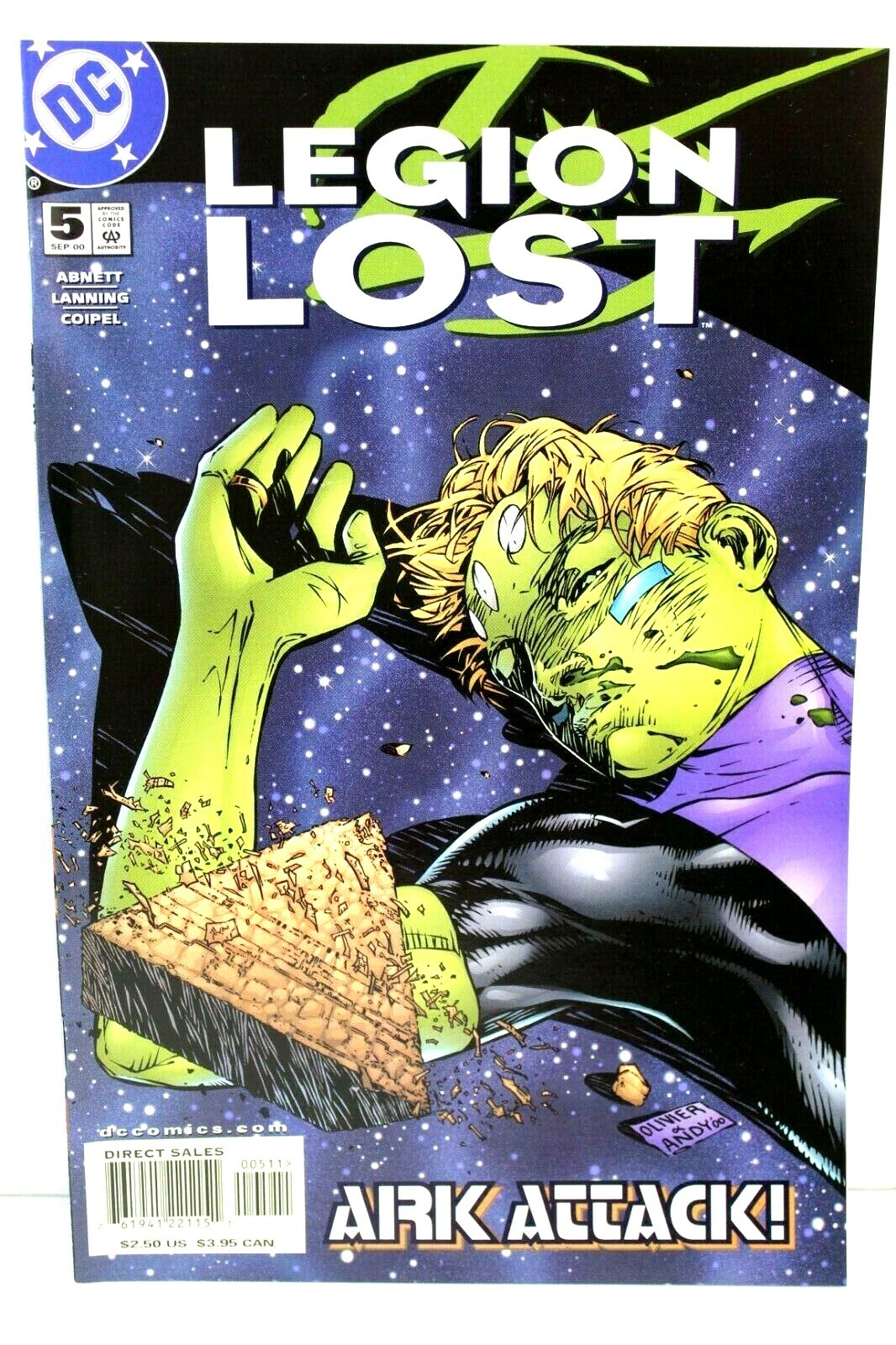 Legion Lost #5 Ark Attack Olivier Coipel 2000 Comic DC Comics F/F+ | eBay
