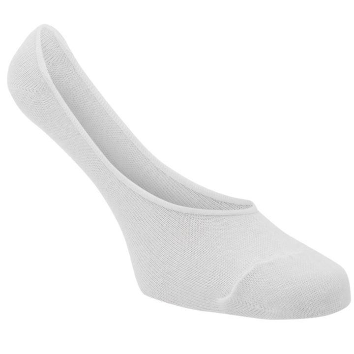 3 x Giorgio Mens Invisible Socks No Show Non Slip UK 7 - 11 White R721 ...