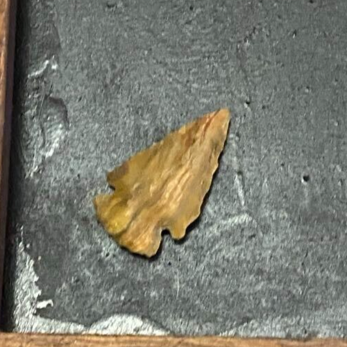 7 NATIVE AMERICAN INDIAN ARROWHEAD POINT CHERT FLINT KNAPPING STONE ...