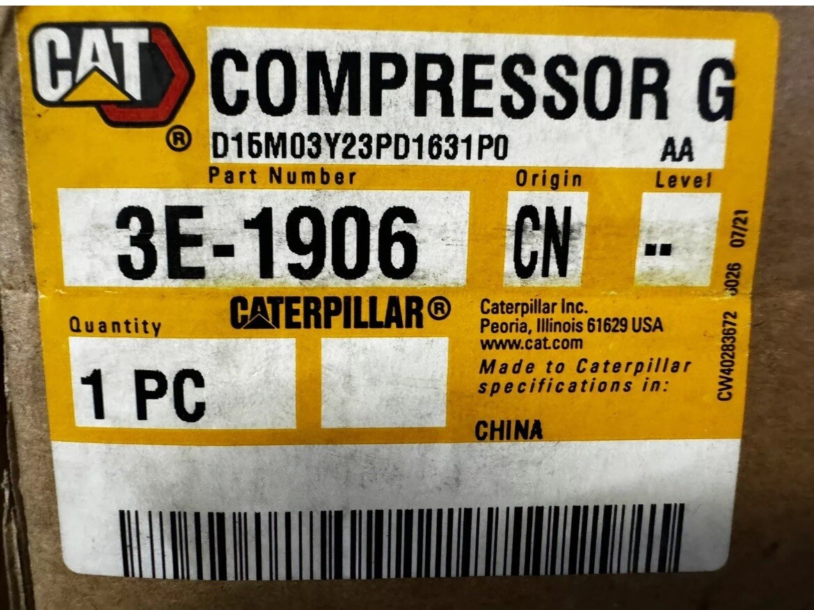 Cat 3E- 1906 a/c compressor | eBay