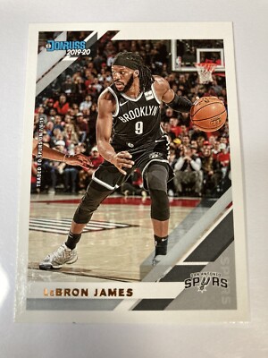 LEBRON JAMES ERROR CARD 2019-20 PANINI - DONRUSS BASKETBALL PANINI ...