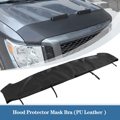 Car Bonnet Mask Hood Bra Fits For Nissan Titan 2016-2024 Protector Mask ...