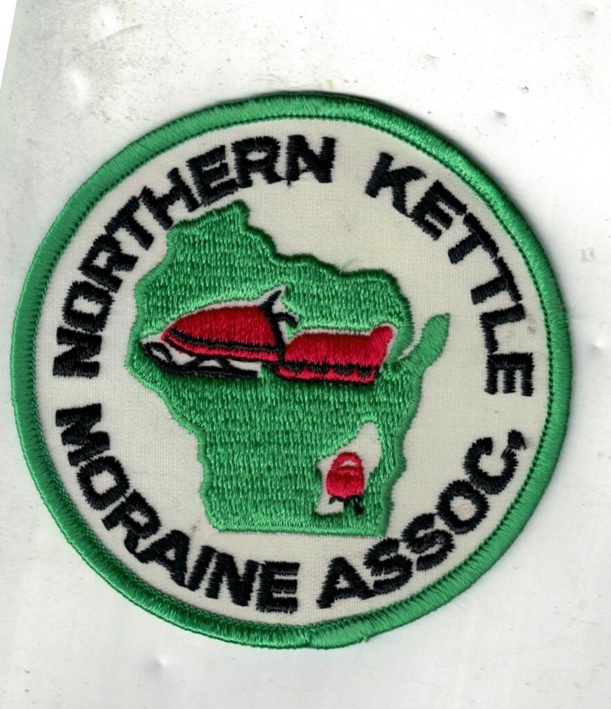 Vintage 1970s Northern Kettle Moraine Association Snowmobile Cloth ...