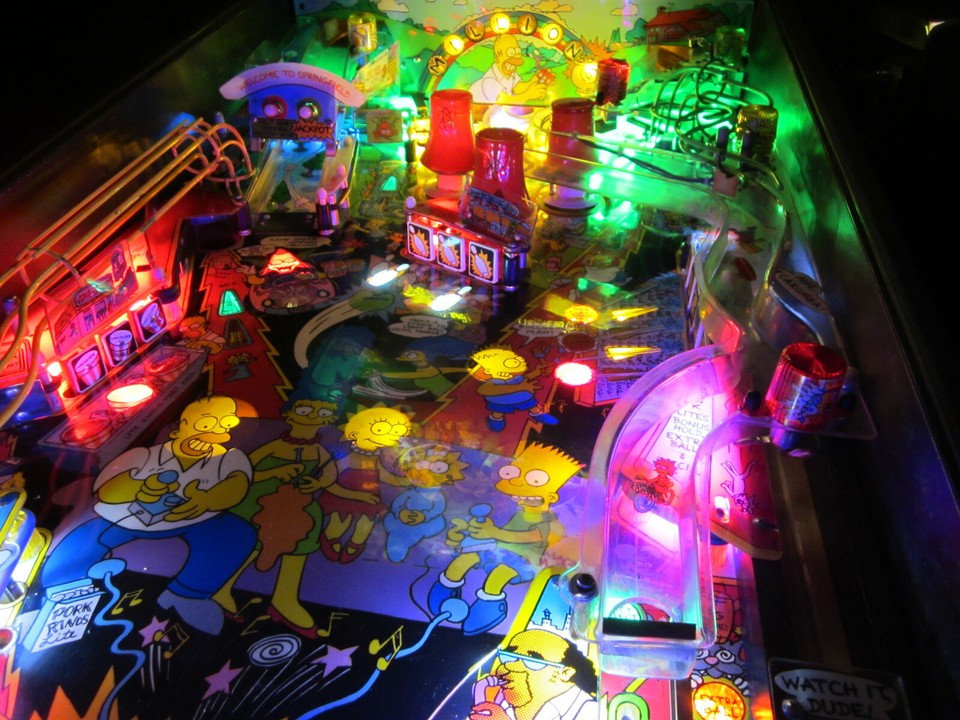SIMPSONS Pinball LED Lighting Kit custom SUPER BRIGHT KIT | eBay