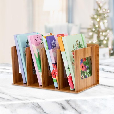 Desktop Bookcase Bookshelf Book Shelf Stand Decoration Recipe Desk ...