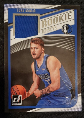 2018-19 Donruss Rookie Jerseys #26 Luka Doncic Team: Dallas Mavericks ...