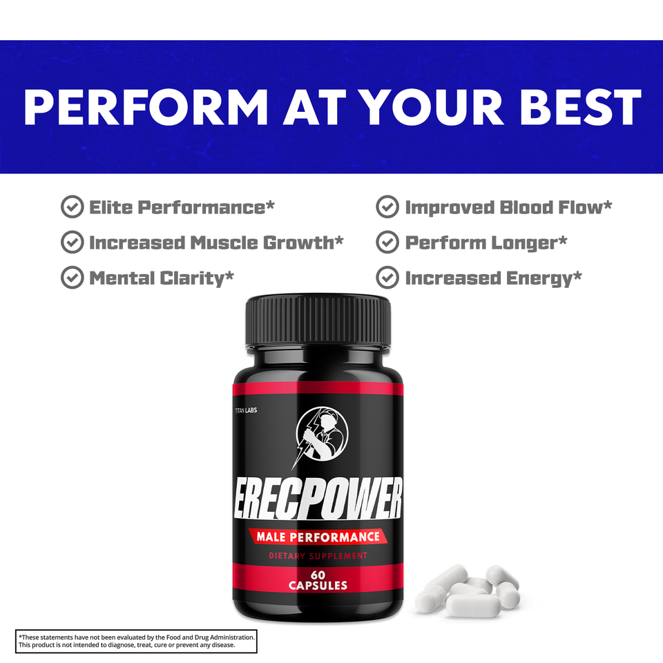 (3 Pack) Erecpower for Men, Erec Power Advance Male Support Pills (180 ...