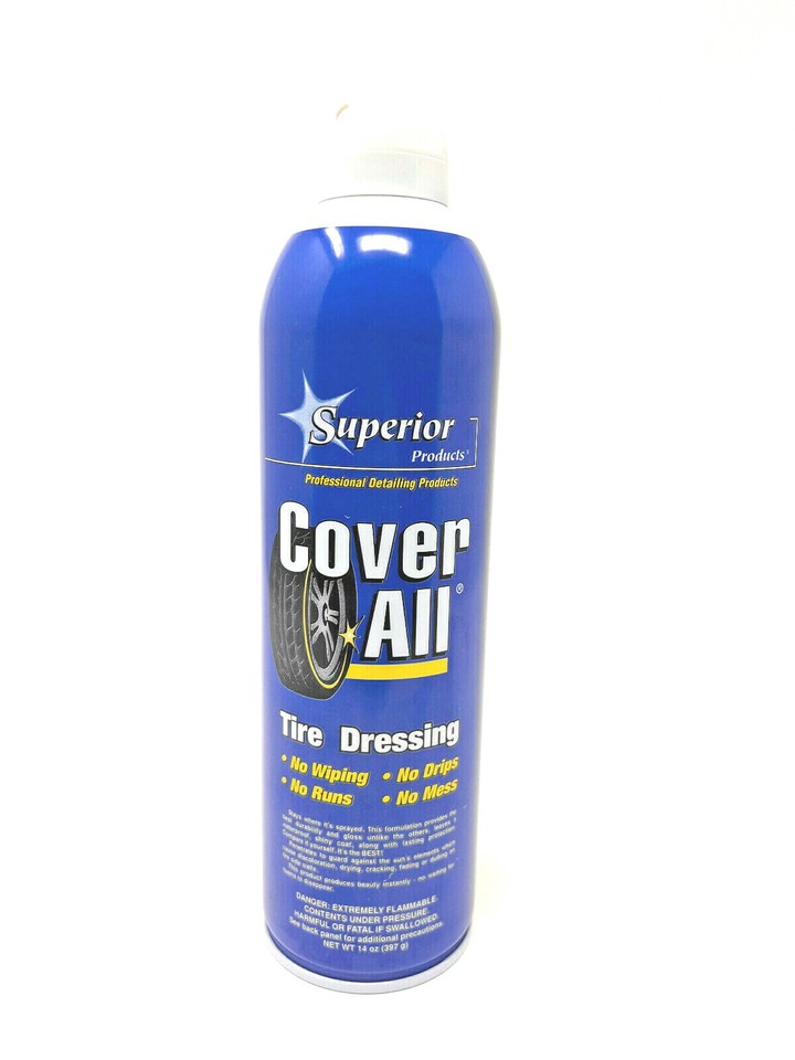 Cover All Aerosol Professional High Gloss Tire Shine 14oz | eBay
