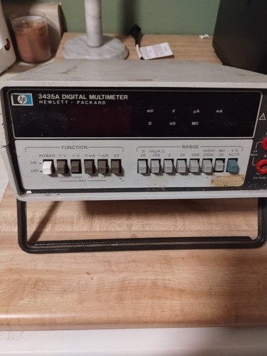 Hewlett Packard 3435a Digital Multimeter No Power Cord | eBay