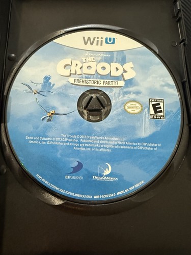 Nintendo Wii U The Croods Prehistoric Party! Disc Only Tested | eBay