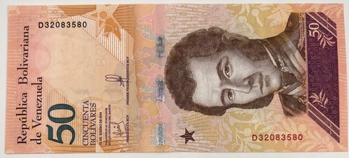 Old Vintage Venezuela 50 Bolivares Banknote | Collectable Grade | eBay