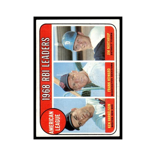 1969 Topps Frank Howard Ken Harrelson Jim Northrup #3 | eBay