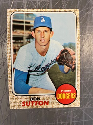 1968 TOPPS #103 DON SUTTON LOS ANGELES DODGERS BASEBALL CARD NM/MT | eBay