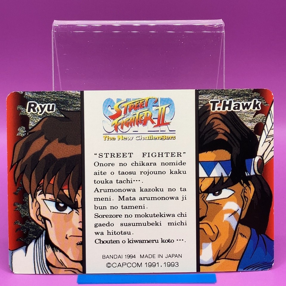 T.Hawk Ryu Street Fighter Carddass TCG Game Trading Card SNES PS SS ...