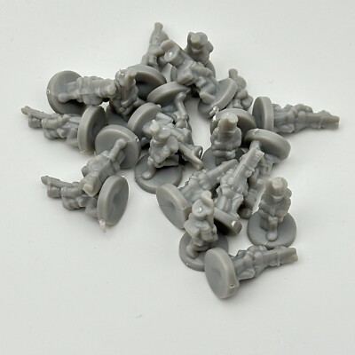 Risk 20 Grey Plastic Infantry Pieces 1998 Replacement Parts Armies | eBay