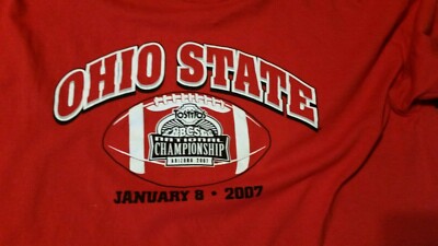 The Ohio State Buckeyes / OSU football 2007 National Champs XL Long ...