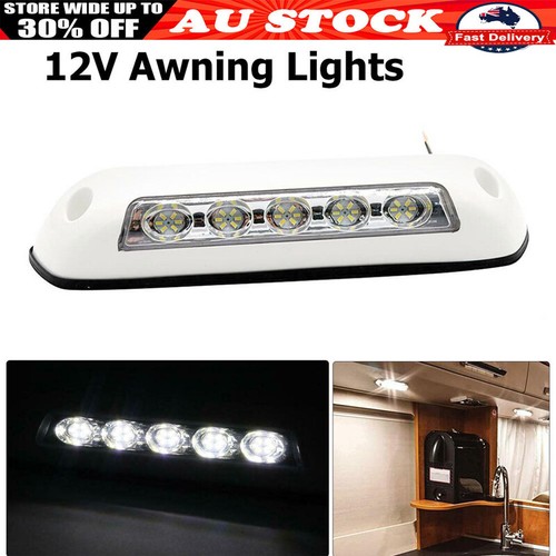 Waterproof 12V LED In/Outdoor Awning Strip Light Caravan Motorhome Tent ...