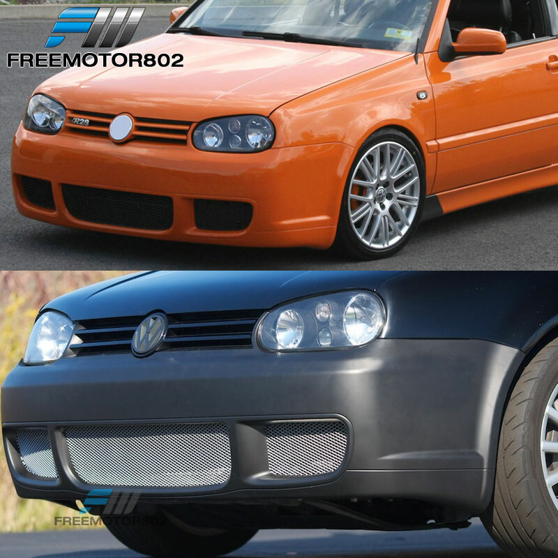Fits 99-05 Volkswagen Golf MK4 R32 Front Bumper Cover Kit Unpainted ...