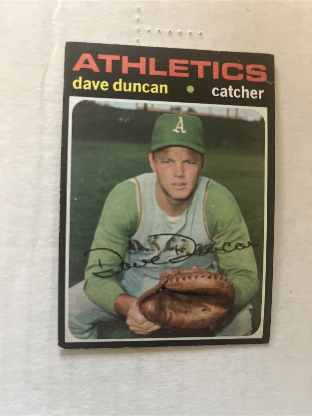 1971 Dave Duncan Oakland Athletics Topps Baseball Card #178 | eBay