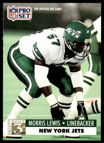 1991 Pro Set Football Card Morris Lewis Rookie New York Jets #792 | eBay