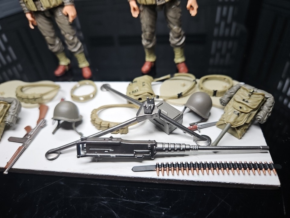 Marauder Task Force MTF 1/18 3.75 GI Joe Alt WW2 US Soldier lot of 2 #4 ...