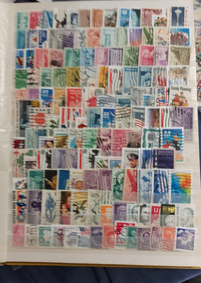 210+ used U.S. stamps all different 1800's - 2000. Very Fine. 1 cent to ...