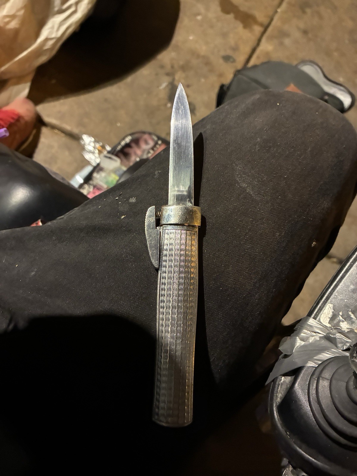 Gravity Folding Pocket Knife D2 Steel Blade Used But In Excellent | eBay