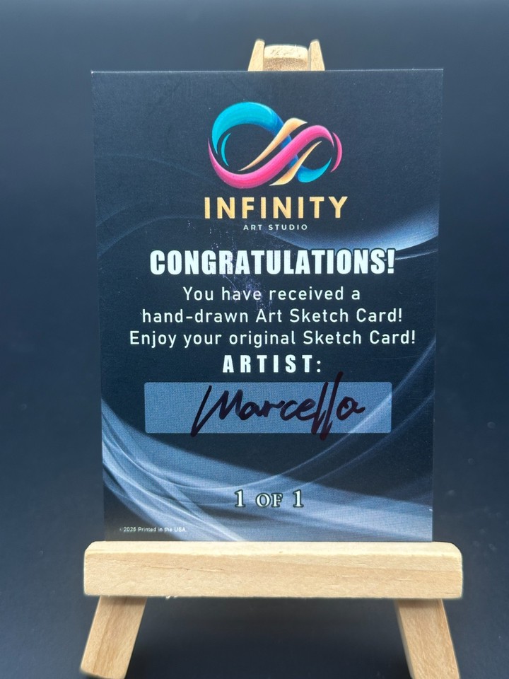 2025 INFINITY Stuido Original Sketch Cards 1/1 Transformers Optimus ...