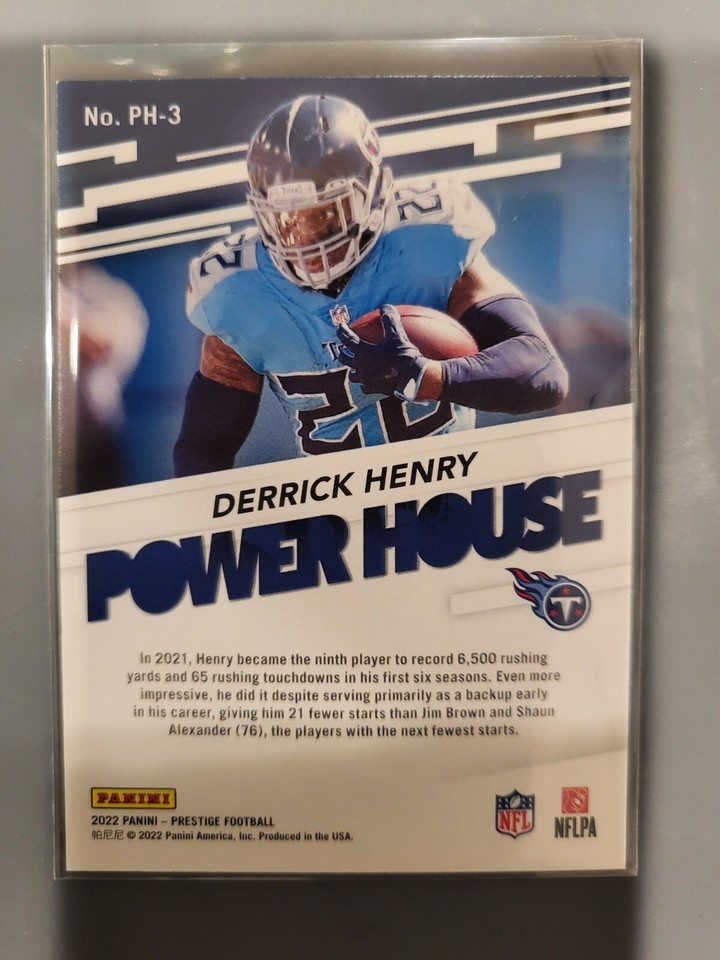 Prestige 2022 power house derrick henry football card #ph-3 | eBay