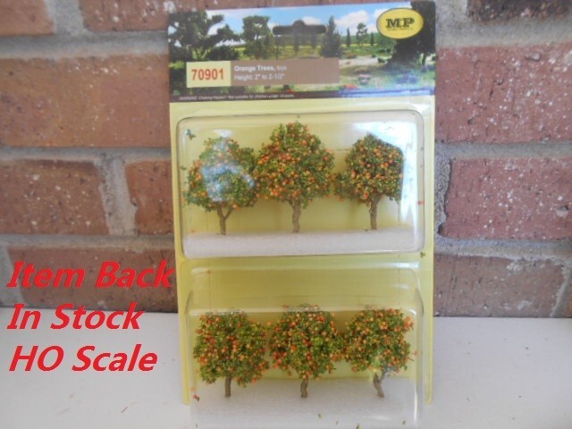 MP Scenery Products item #70901 HO Scale Orange Trees 6 Per Pack | eBay