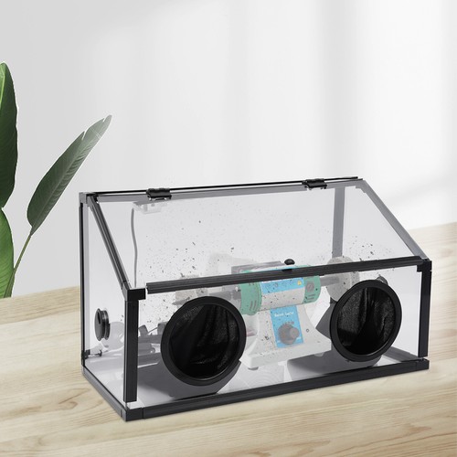 Fully Enclosed Electric Grinding Table Polisher Dust Box Acrylic Cover ...