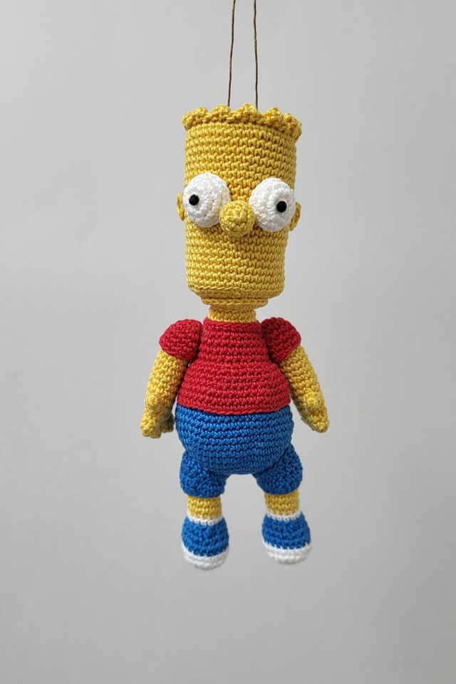 Bart Simpson The Simpsons Inspired Hanging Ornament Handmade Crochet ...
