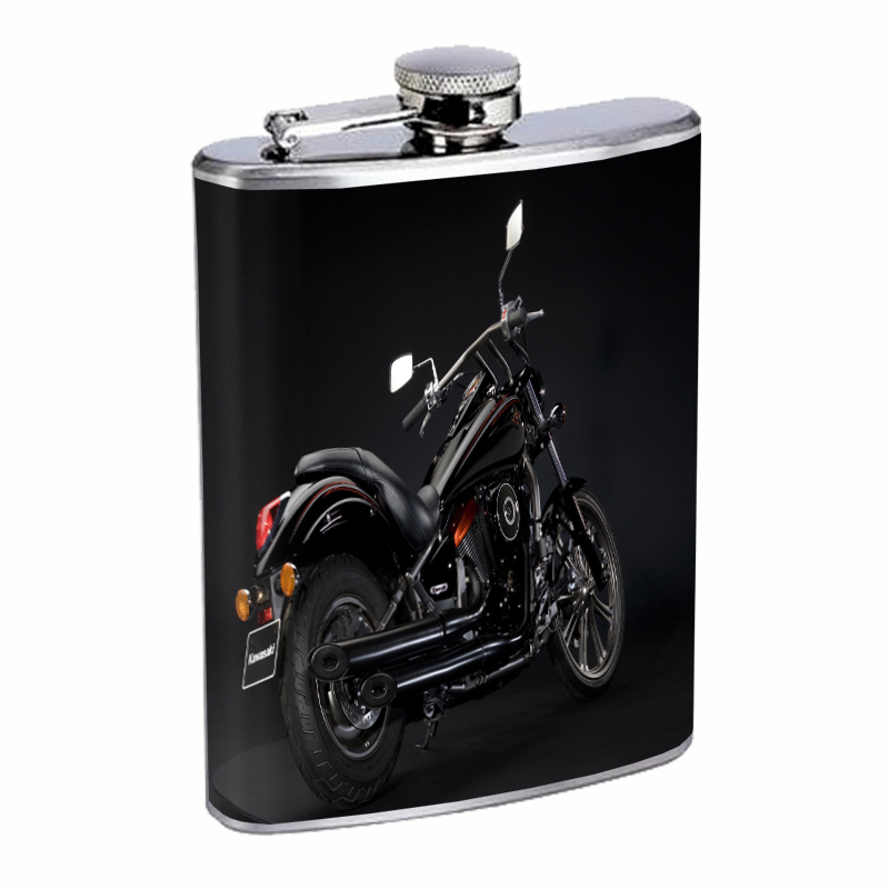 Motorcycles D7 Flask 8oz Stainless Steel Custom Speed Racing Bike | eBay