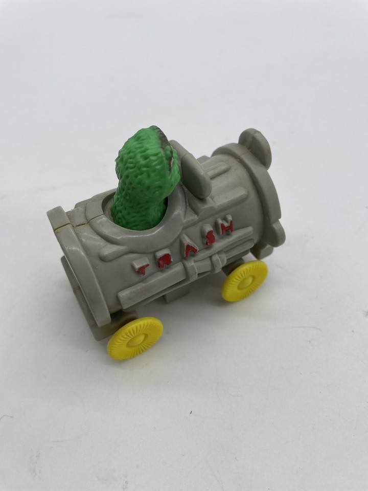 Vintage 1978 Sesame Street The Muppets Oscar The Grouch Trash Can Car ...