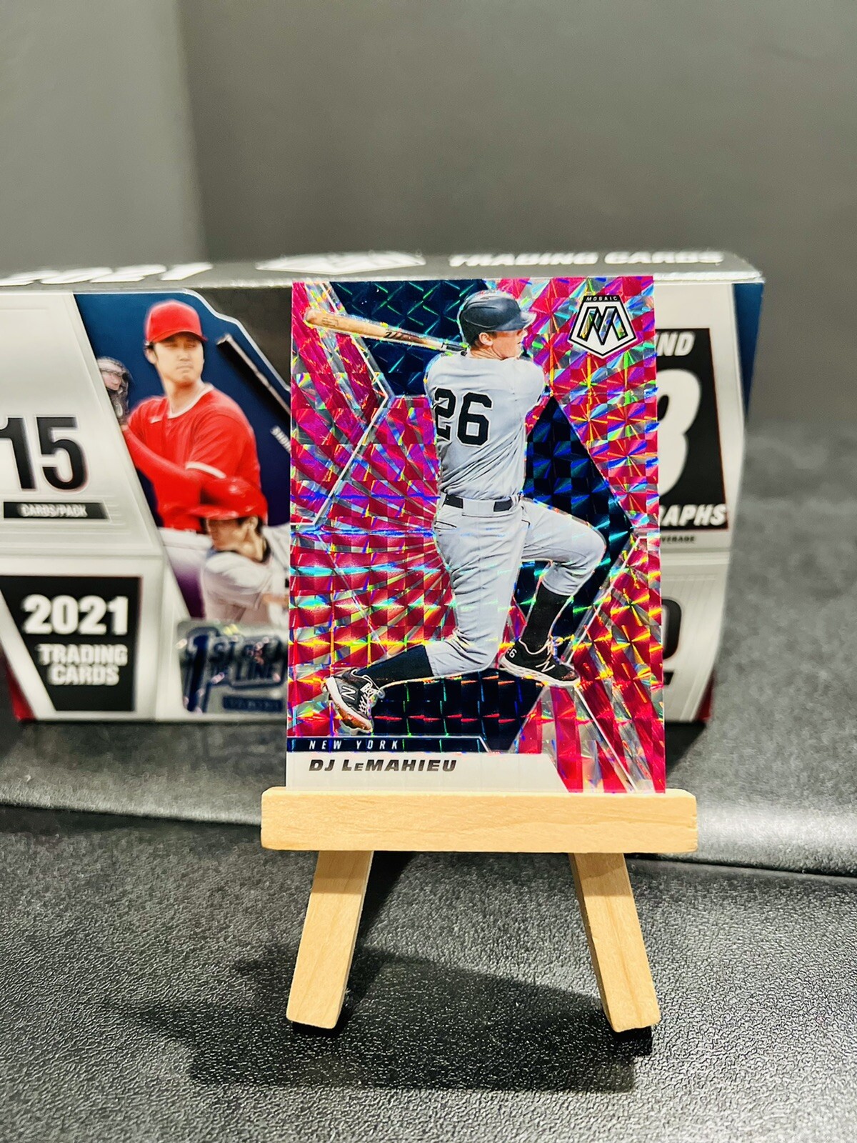 DJ LEMAHIEU 2021 PANINI MOSAIC FOTL PINK SWIRL PRIZM 10/10 eBay 1/1 NY ...