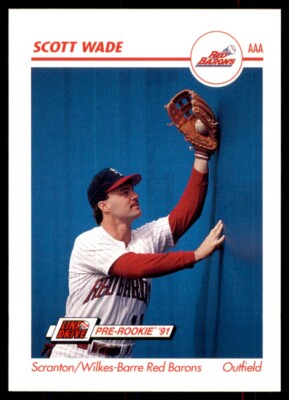 1991 Line Drive AAA Scott Wade Scranton/Wilkes-Barre Red Barons #497 | eBay