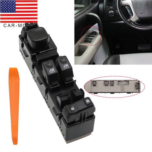 Driver LF Side Power Window Switch For 03-06 Chevy Silverado GMC Sierra ...