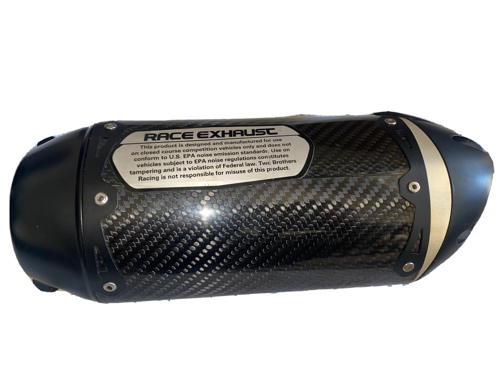 Two Brothers Racing - 005-4800405-S1 - S1-R Slip-On, Carbon Fiber ...