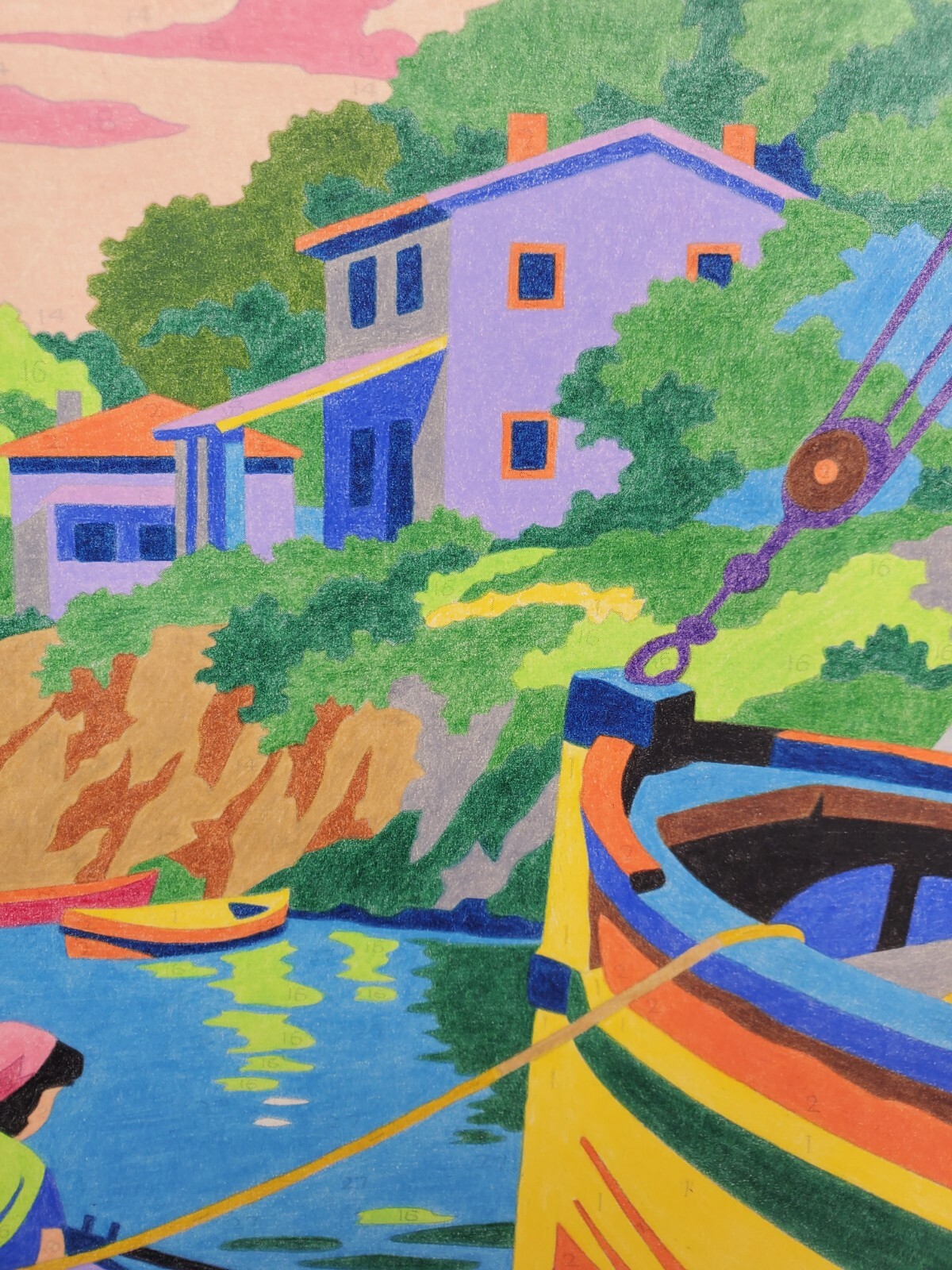 Vintage Venus Paradise Majorca Color by Number Pencil Mid-Century ...