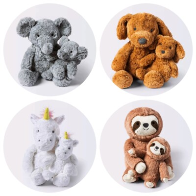 Zoo Animals Plush Animal with Mini Plush - Cloud Island™ | eBay