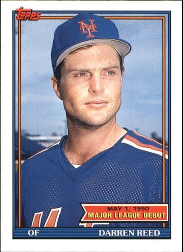 1991 (METS) Topps Debut '90 #129 Darren Reed | eBay