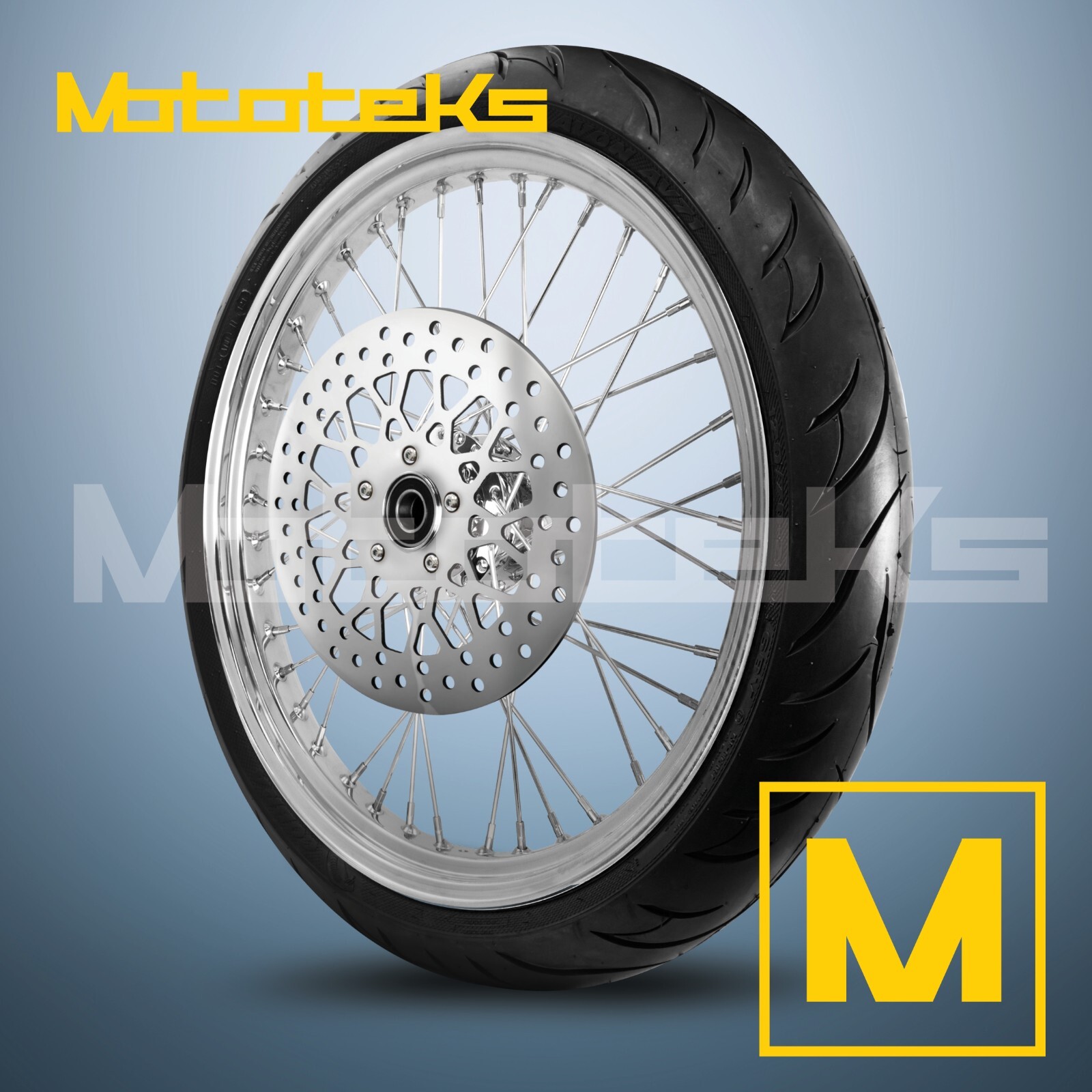 18X4.25 40 SPOKE WHEEL STAINLESS FOR HARLEY TOURING BAGGER REAR BLACK ...