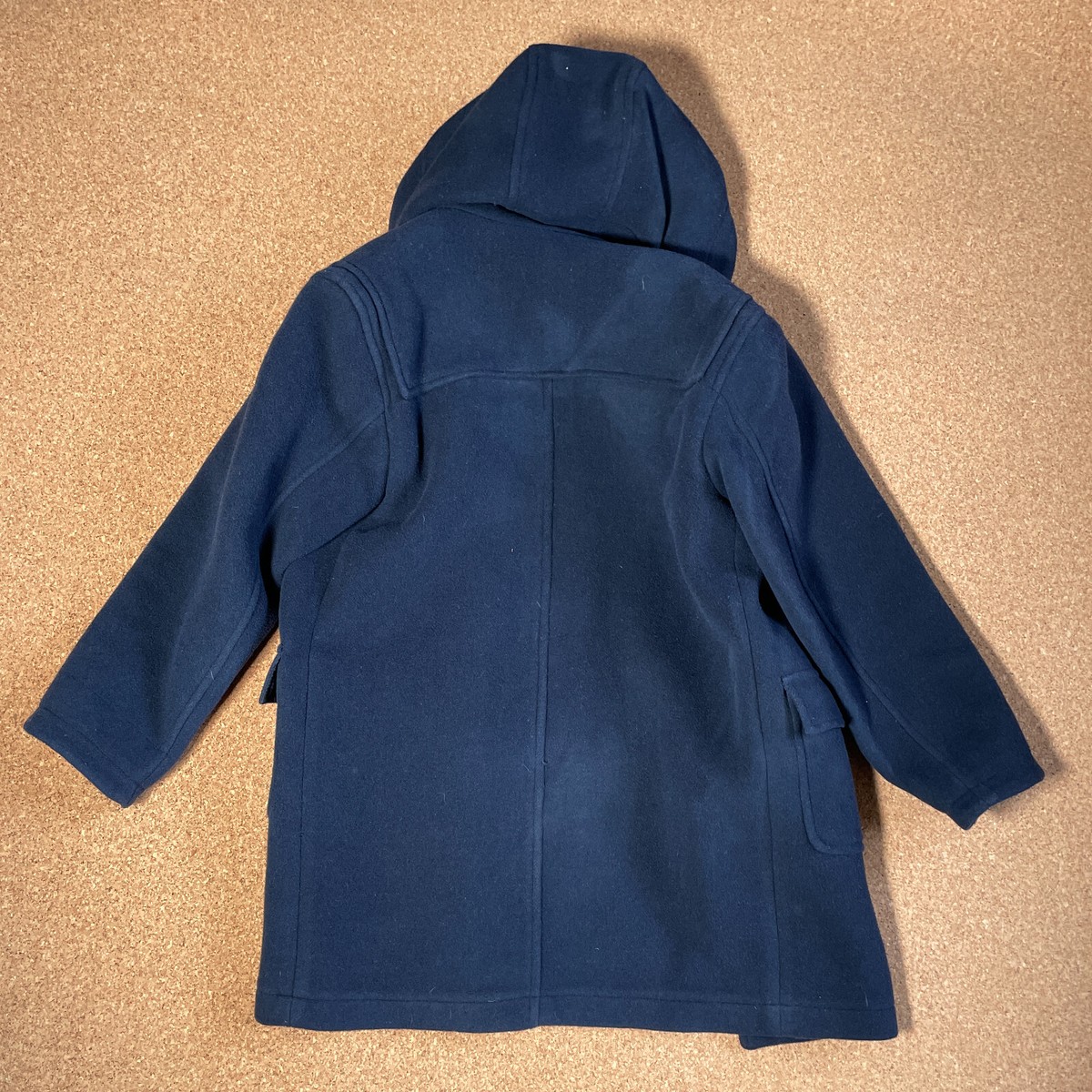 Brooks Brothers Navy Blue Wool Cashmere Hooded Toggle Duffle Brooks Brothers Navy Blue Wool Cashmere Hooded Toggle Duffle
