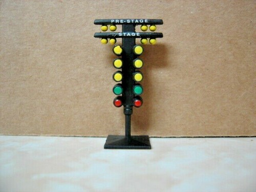 DIORAMA NHRA DRAG RACING STARTING LINE PRE-STAGE & STAGE CHRISTMAS TREE ...